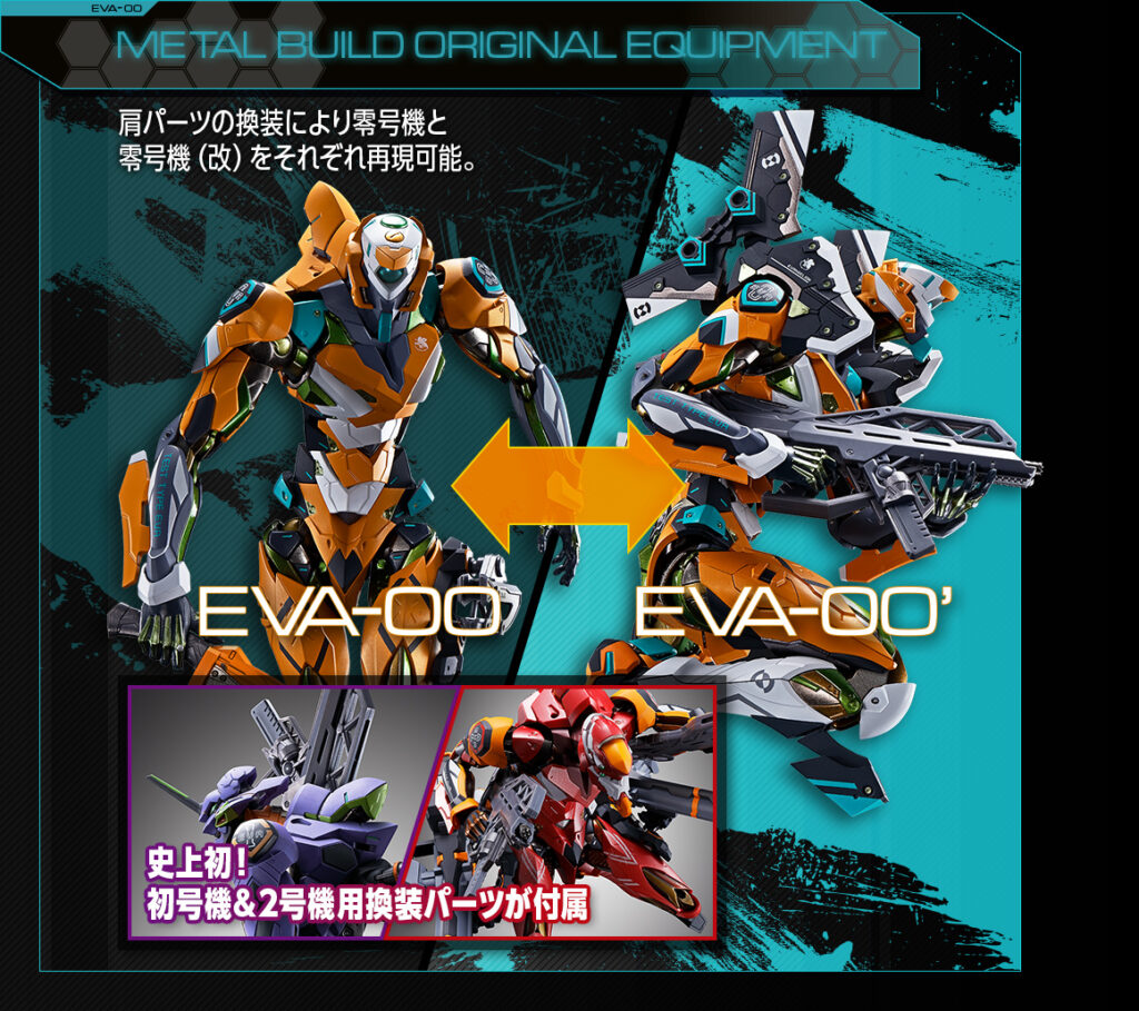 Bandai Metal Build - Evangelion Prototype Unit 00 - Eva 00 - 1/100 ...