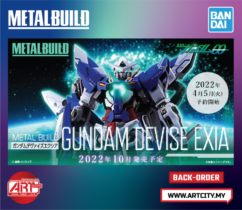 Bandai Metal Build - Gundam Devise Exia - 1/100 Scale | Art City ...