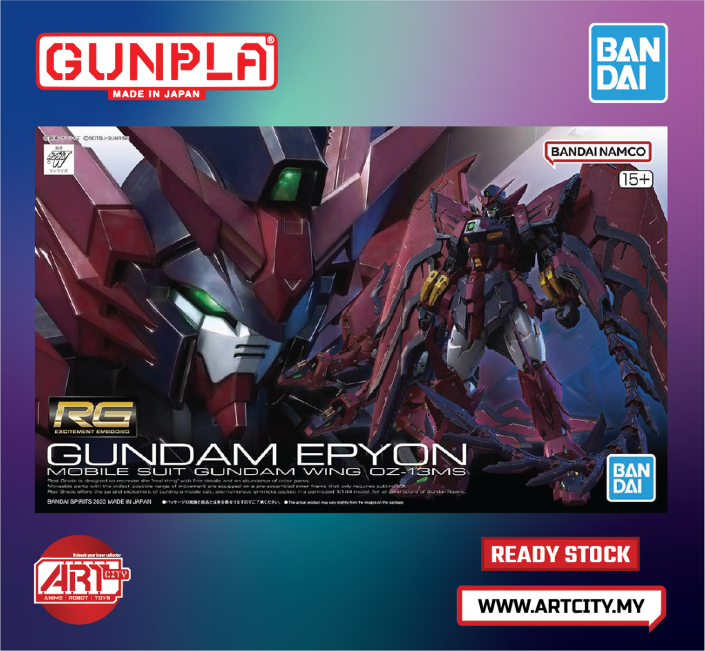 Bandai RG - Gundam Epyon - Mobile Suit Gundam Wing - 1/144 Scale | Art ...