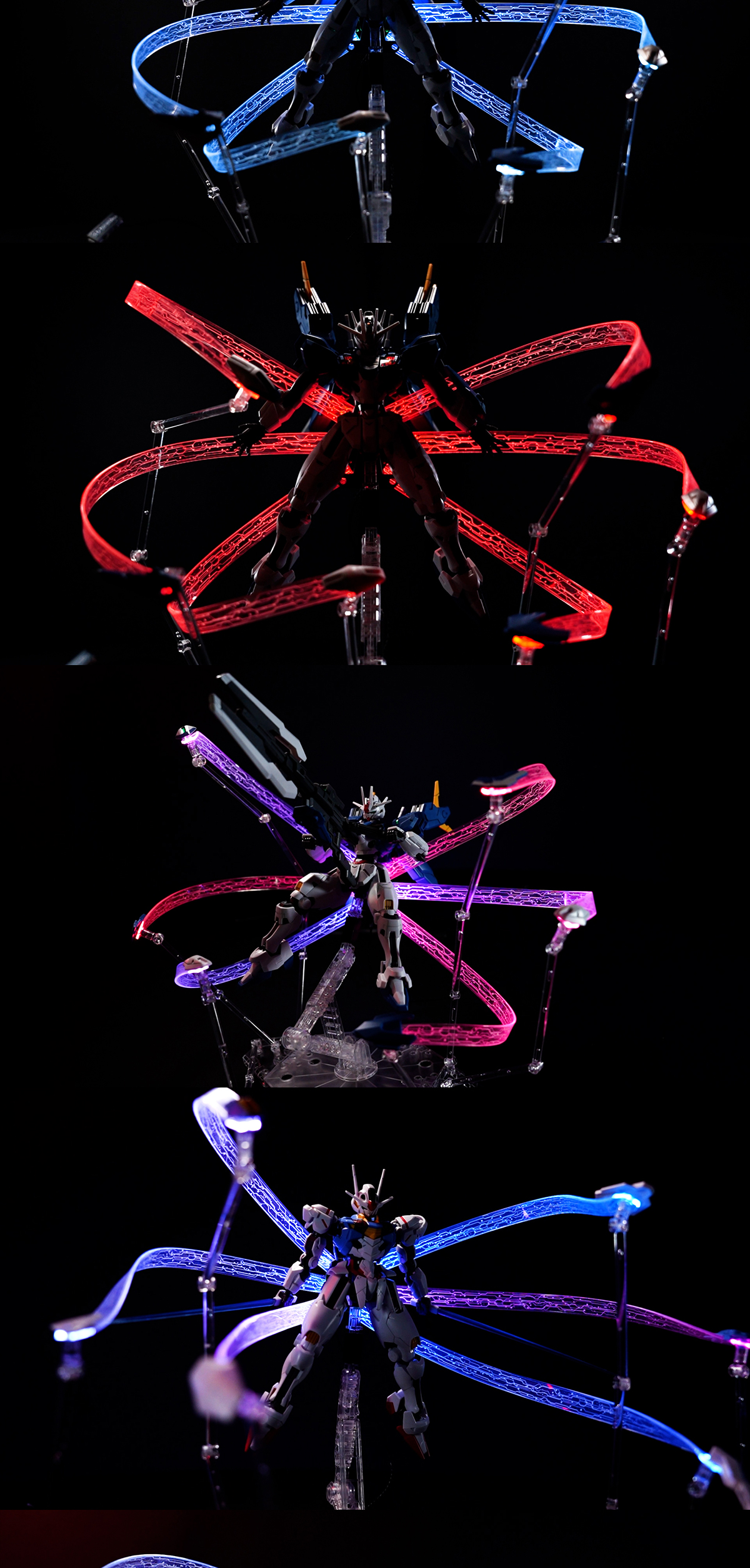 Kosmo - LED Light System Gund-Bit for HG Gundam Aerial - Aerial Rebuild ...