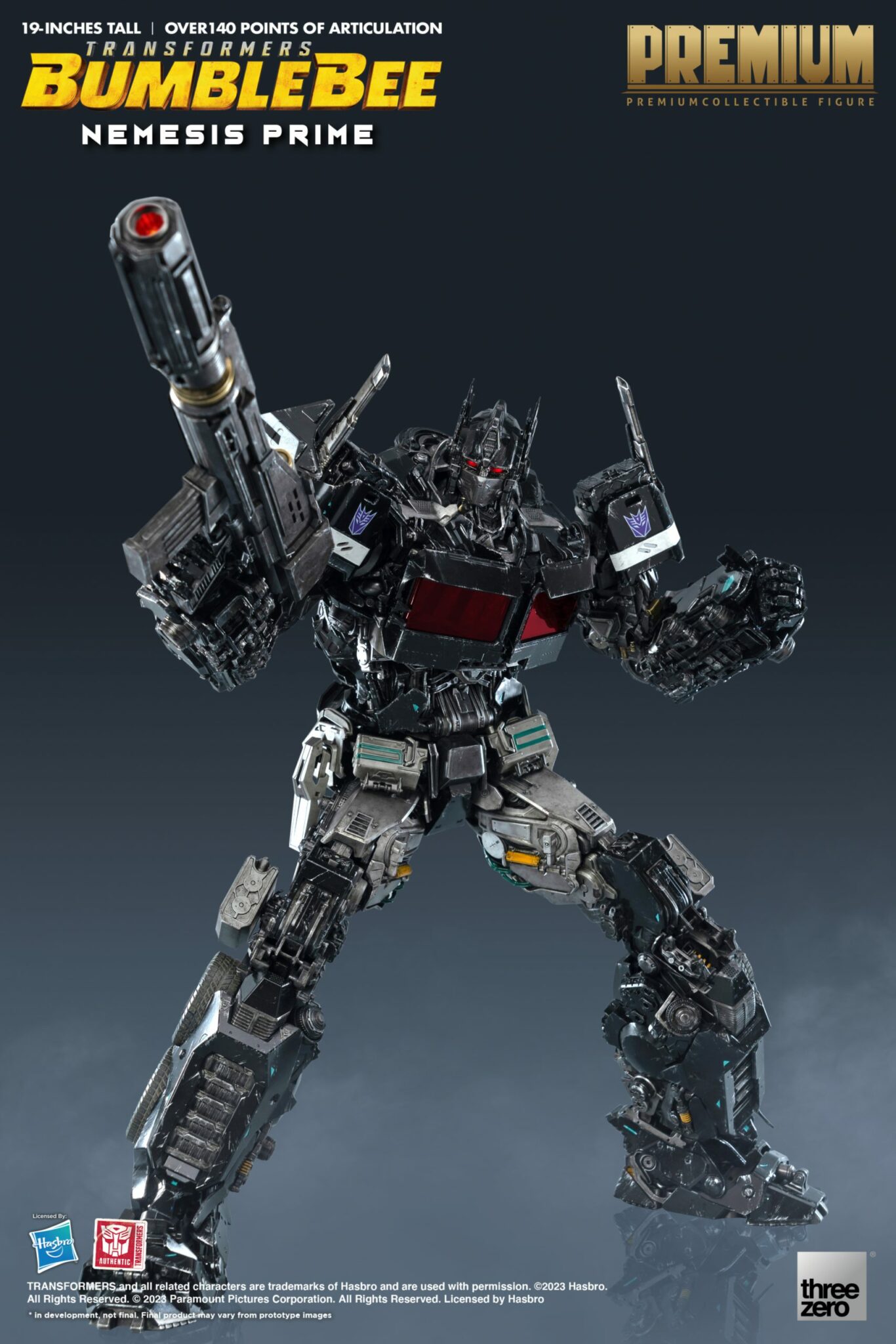 ThreeZero - Premium Nemesis Prime - Optimus Prime - Transformers Bumblebee - 48CM Height | Art ...