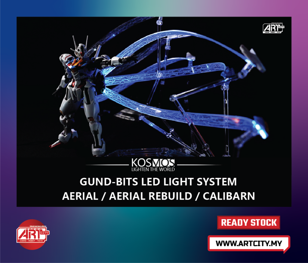 Kosmo - LED Light System Gund-Bit for HG Gundam Aerial - Aerial Rebuild ...