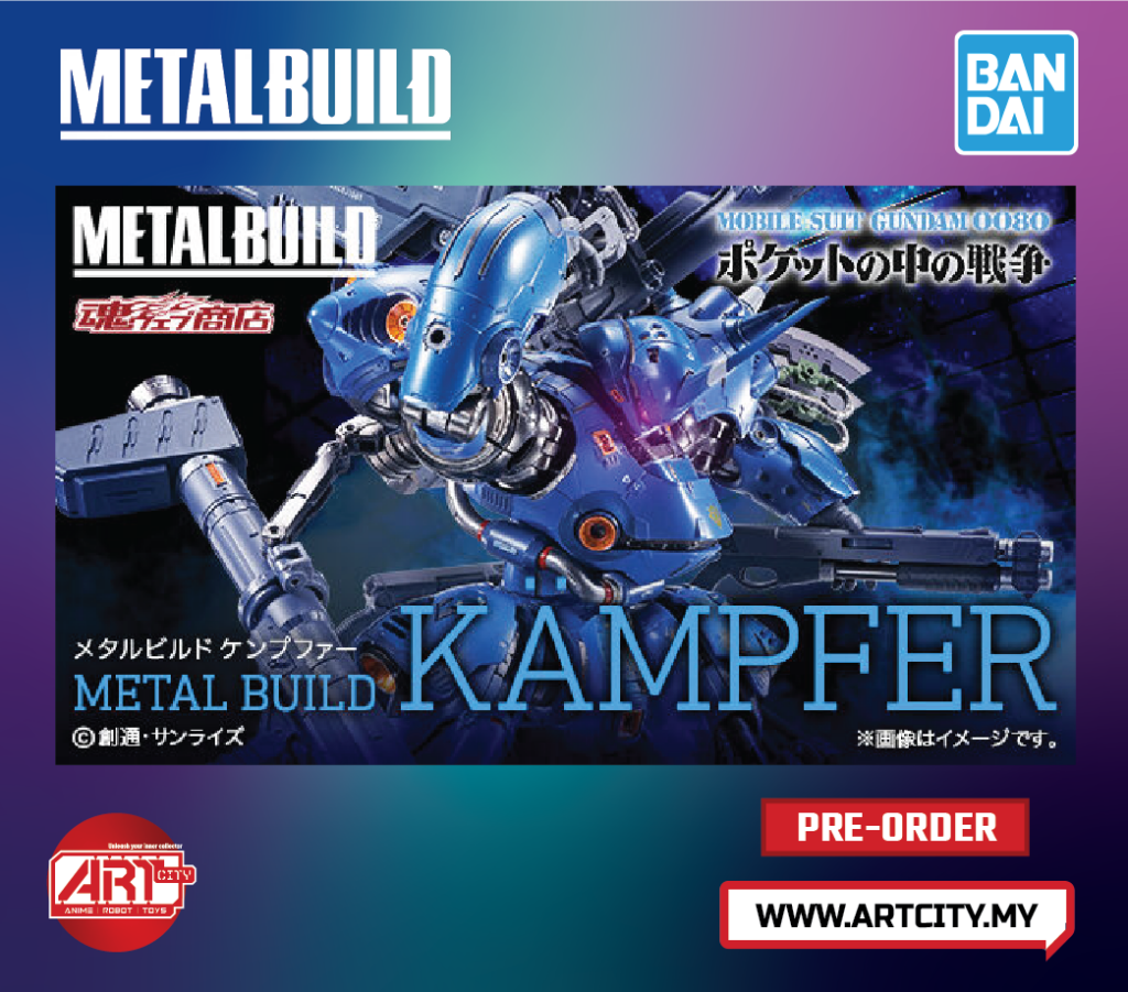 Bandai Metal Build - Kampfer - Mobile Suit Gundam 0080 - 1/100 Scale ...