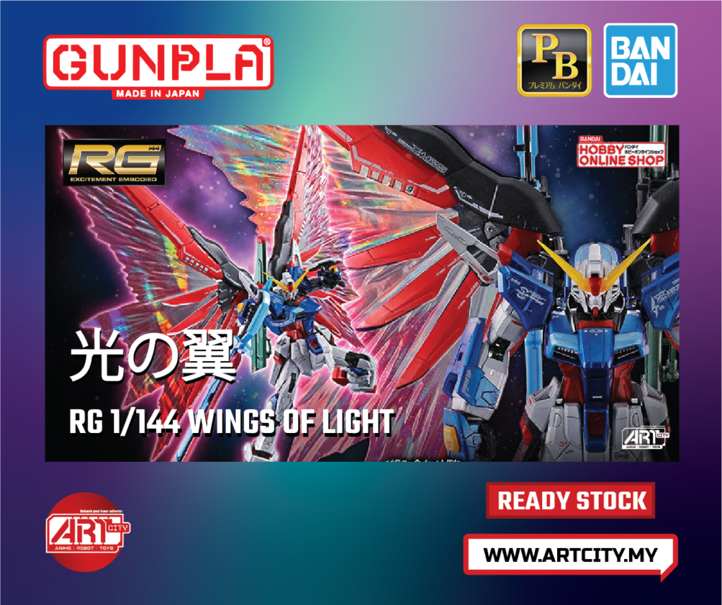 Bandai RG - Effect Units - Wings of Light Option Parts Set for RG ...