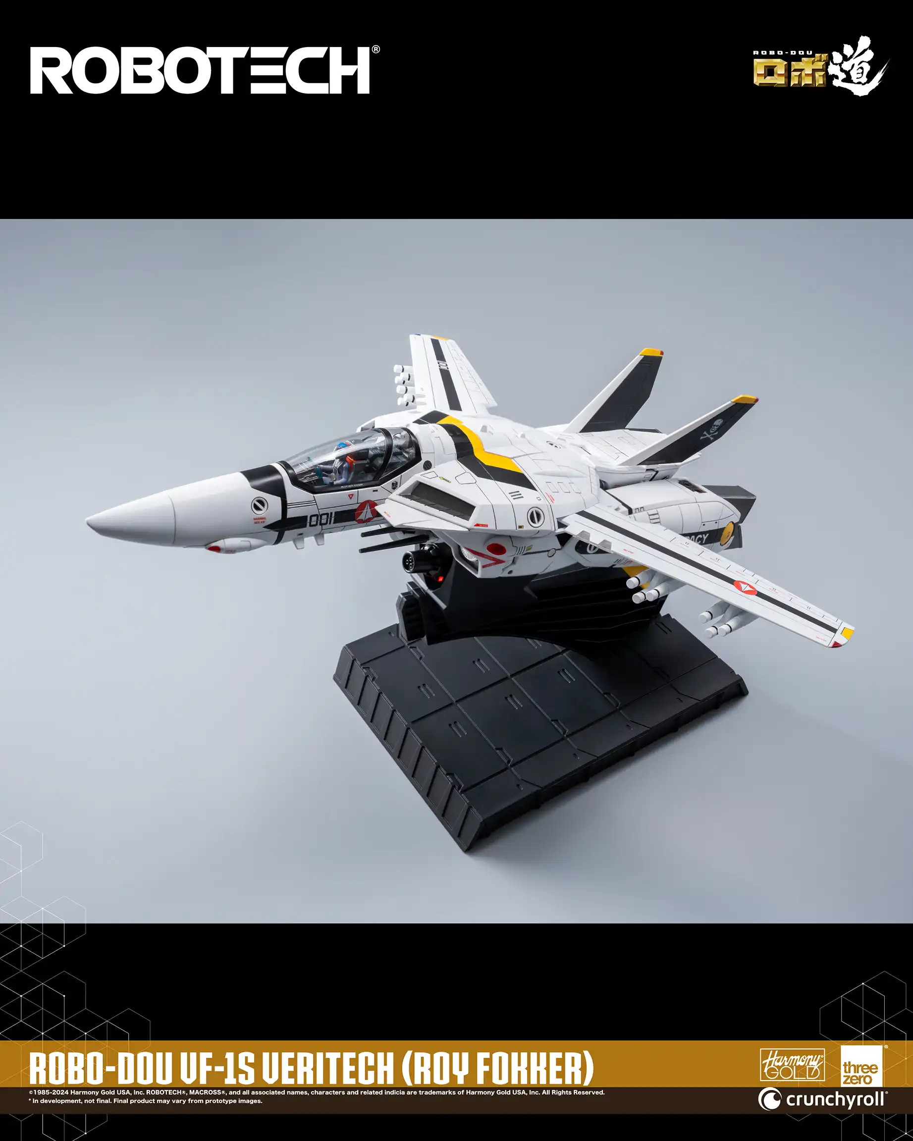 ThreeZero - Robotech Macross - Robo-Dou VF-1S Veritech - Roy Fokker ...