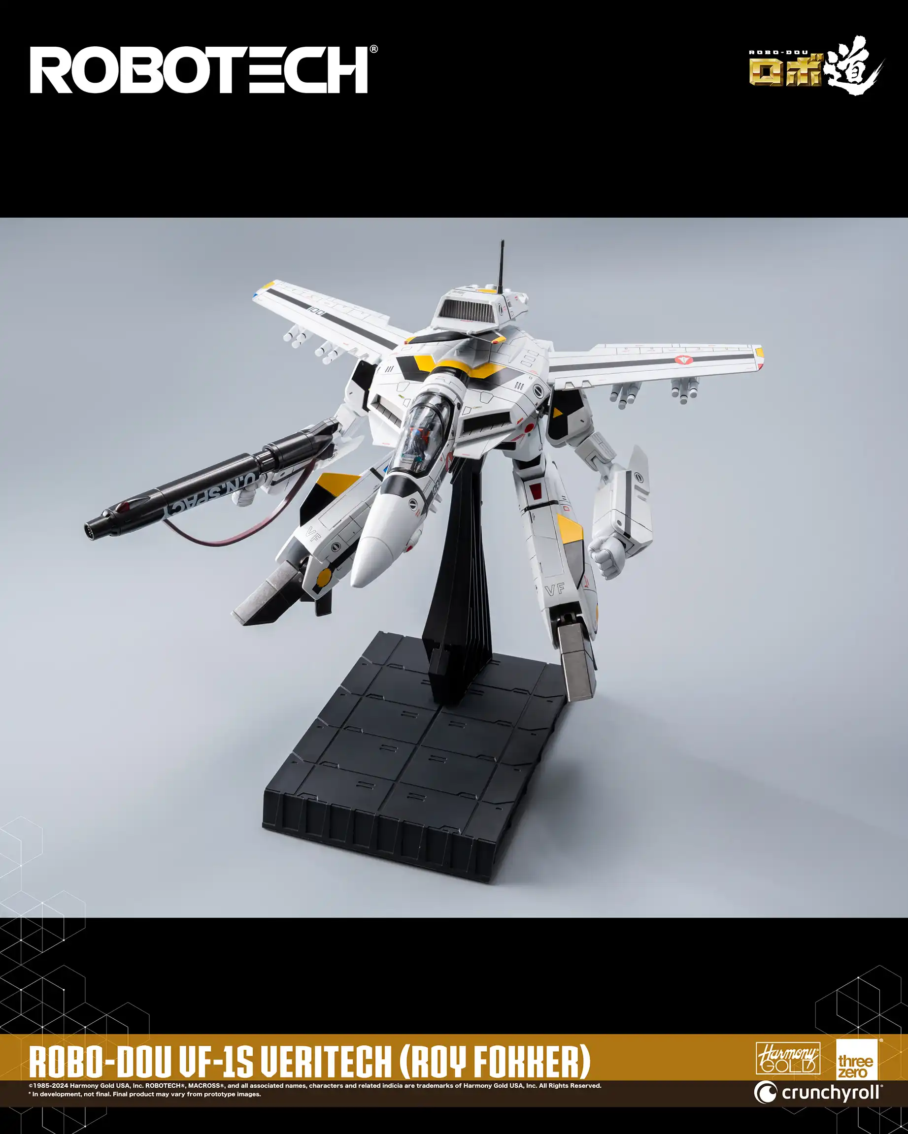 ThreeZero - Robotech Macross - Robo-Dou VF-1S Veritech - Roy Fokker ...