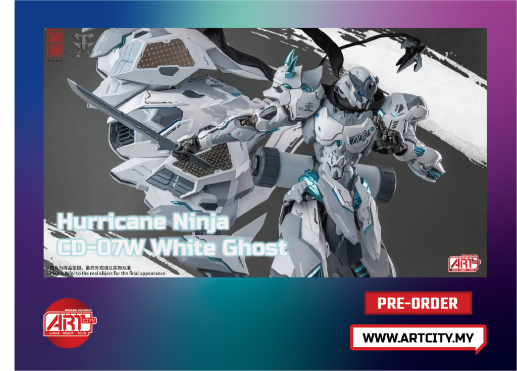 CangDao 藏道 - CD-07W - Hurricane Ninja - White Ghost - 1/72 Scale Diecast Action Figure | Art ...