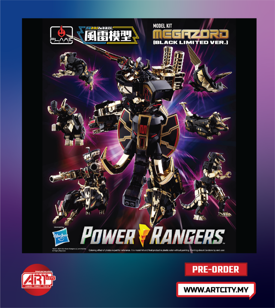 Flame Toys - Furai Model Megazord - Power Ranger - Model Kit - Black ...
