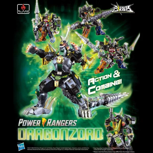 Flame Toys - Dragonzord - Go! Kuro Kara Combine - Power Ranger - Model ...